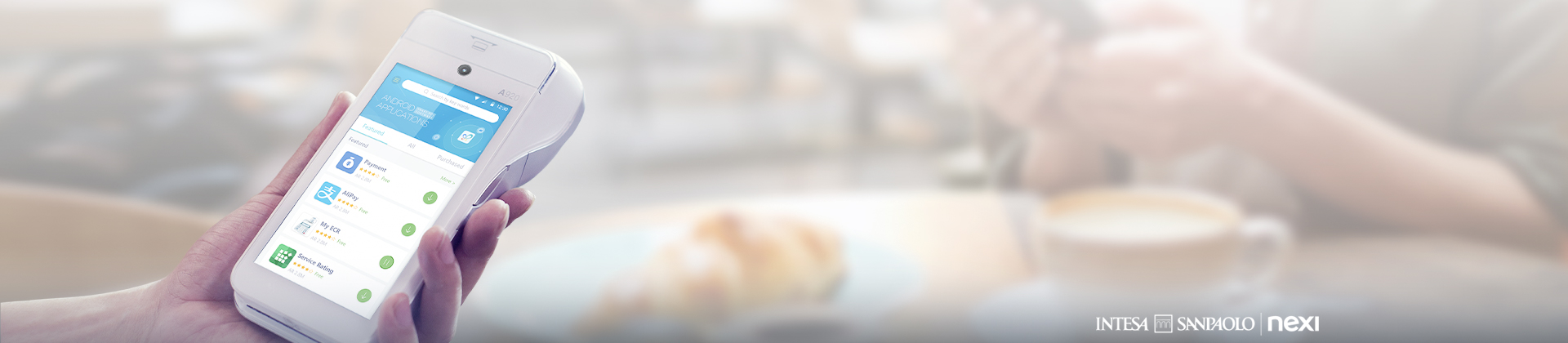 Nexi SmartPOS® Mini con stampante - Intesa Sanpaolo